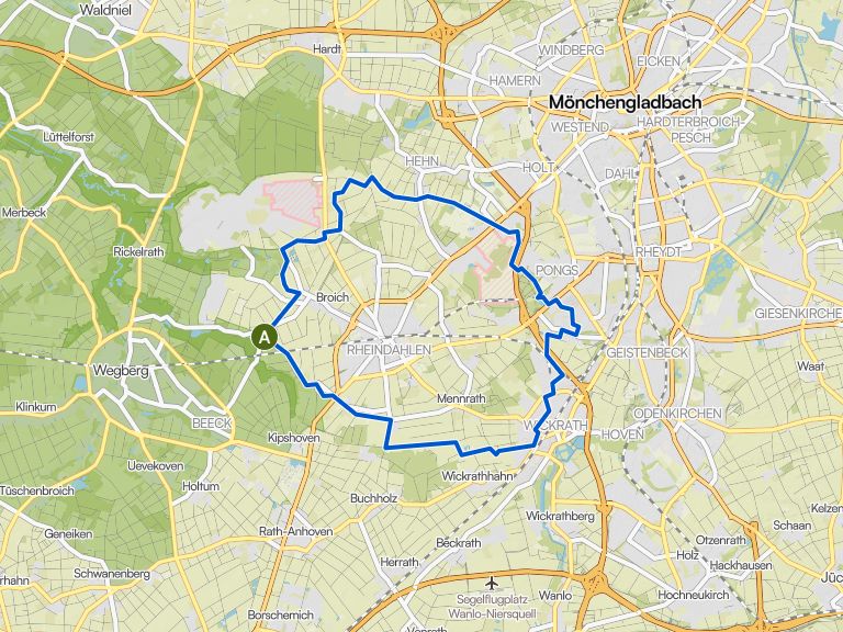 Weit um Rheindahlen | Fahrradtour | Komoot